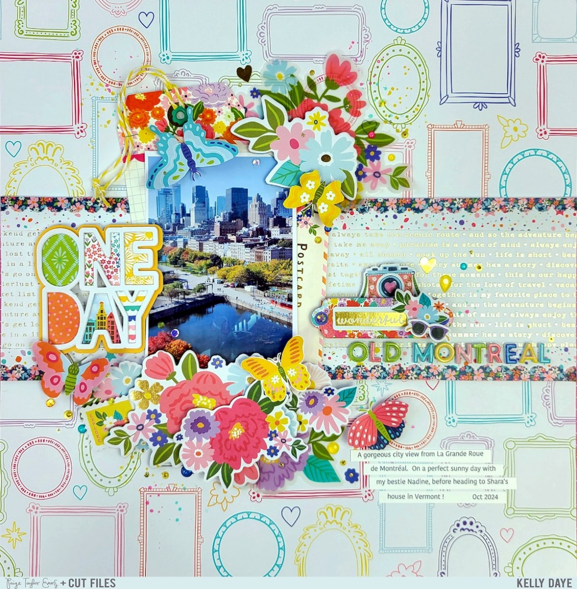 One Day Layout with Adventurous by Paige Evans – Kelly Made It